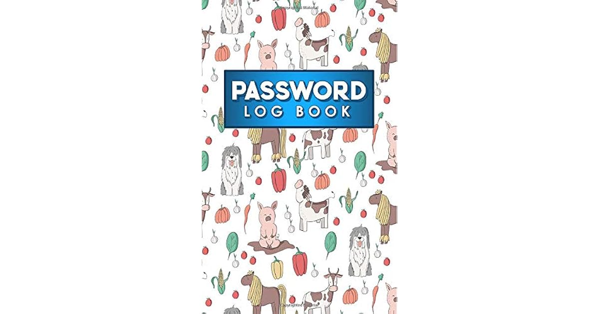 Password Log Book: Forgot Your Password Book, Password Keeper Journal ...