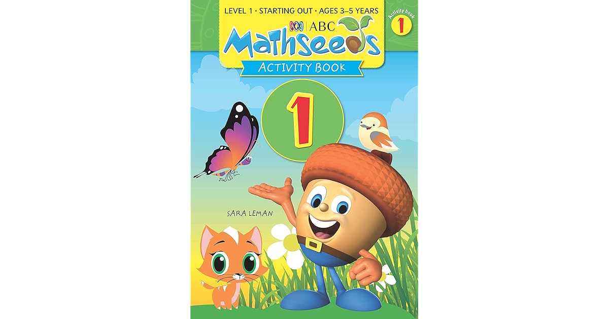 ABC Mathseeds Activity Book 1 Level 1 Ages 3-5 by Pascal Press