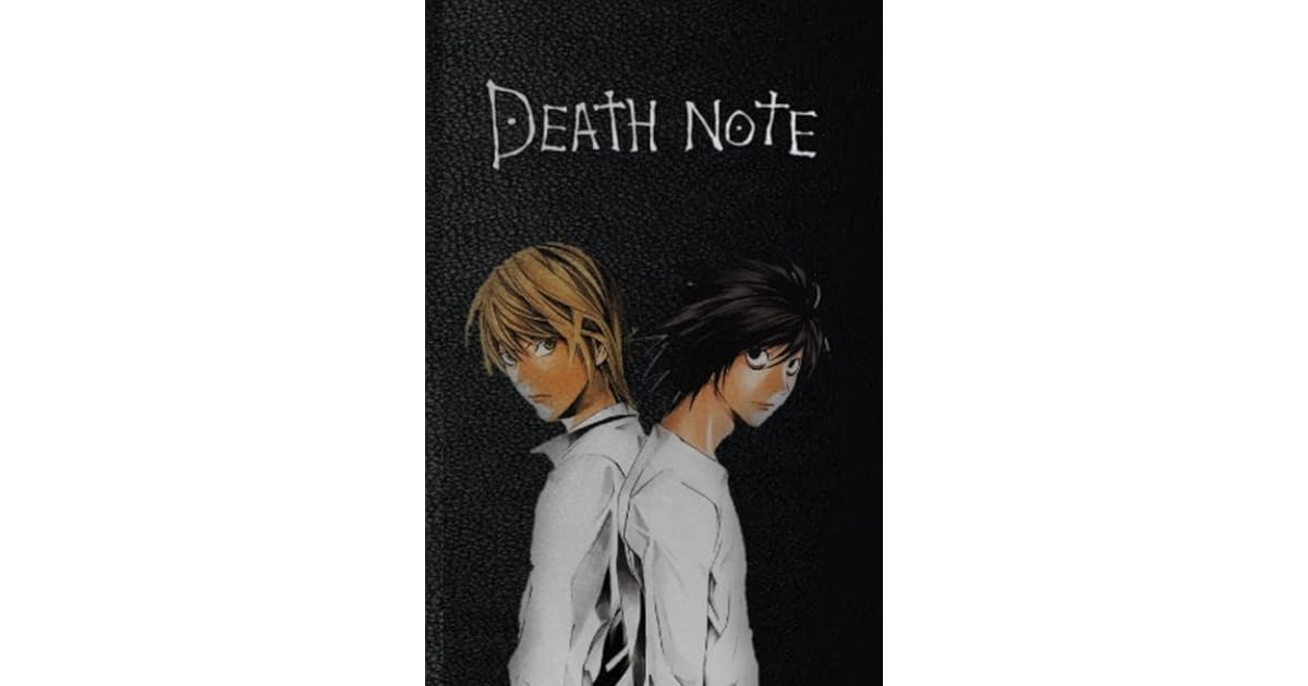 Death Note Notebook, A replica of the Death Note: 6x9 inches, 100 lined ...