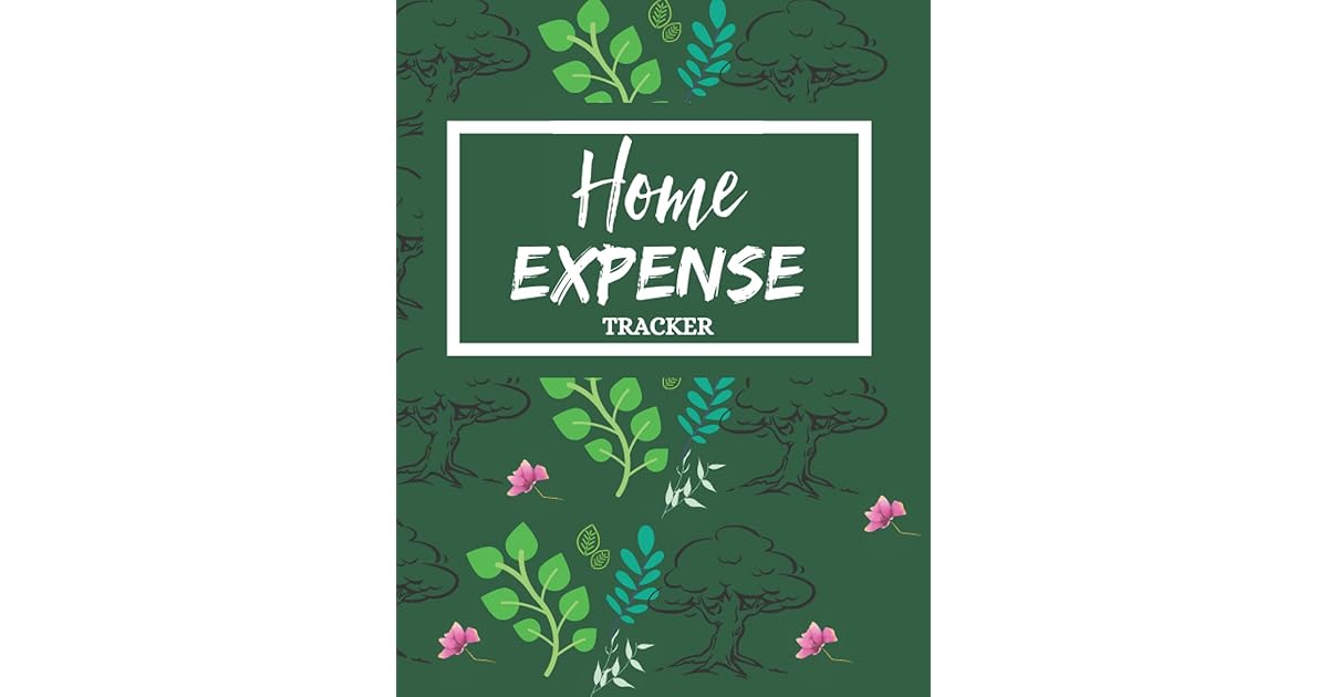 My Expense Tracker for the House: Home Budget Spreadsheet, Ledger Book ...