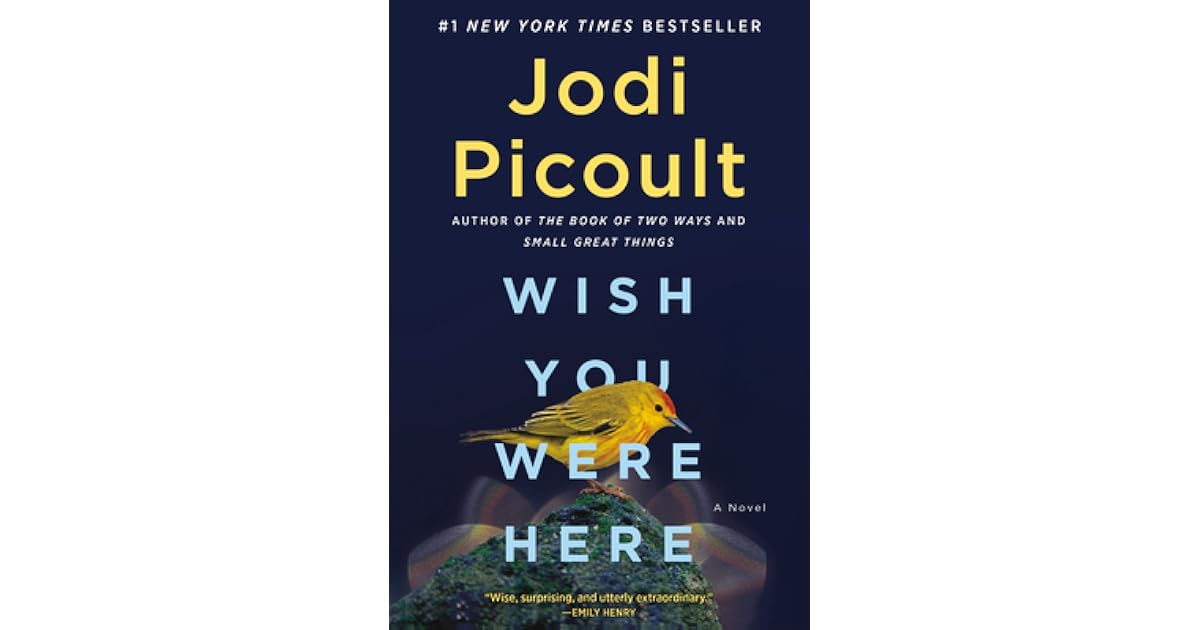 Book giveaway for Wish You Were Here by Jodi Picoult Aug 01-Aug 20, 2022