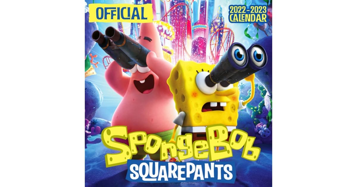 Spongebob 2022 Calendar: Cartoon 2022 OFFICIAL calendar -Spongebob ...