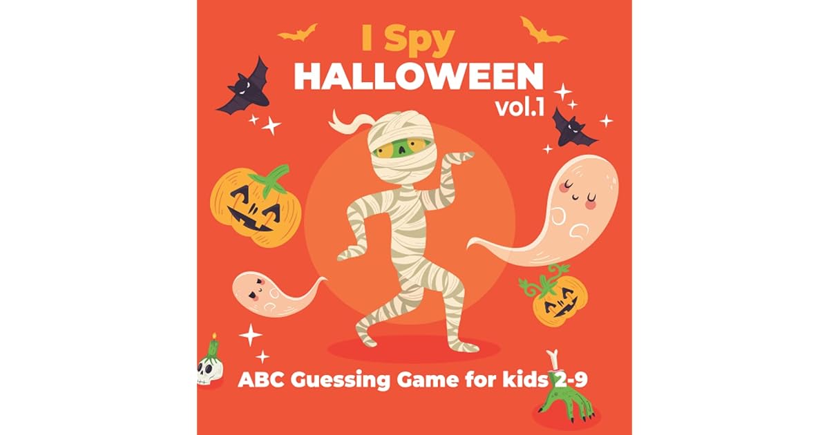 I Spy Halloween: I Spy With My Little Eyes- Fun Activity & Coloring ...