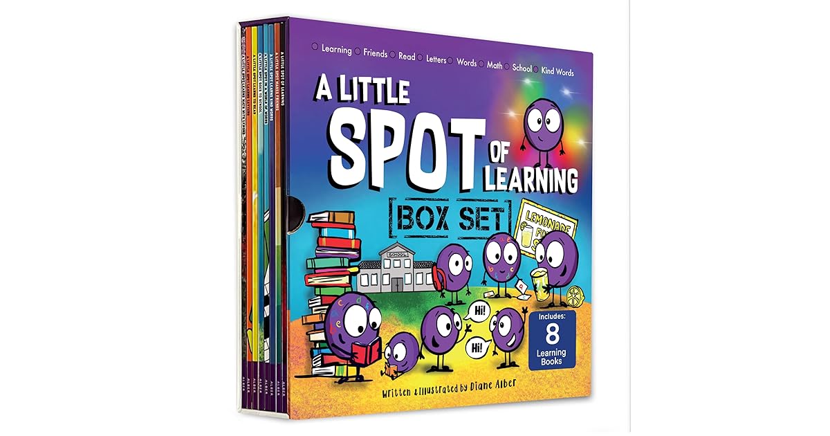 A Little SPOT of Learning 8 Book Box Set by Diane Alber