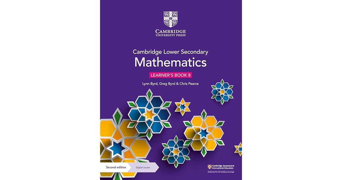 Cambridge Lower Secondary Mathematics Learner's Book 8 with Digital ...