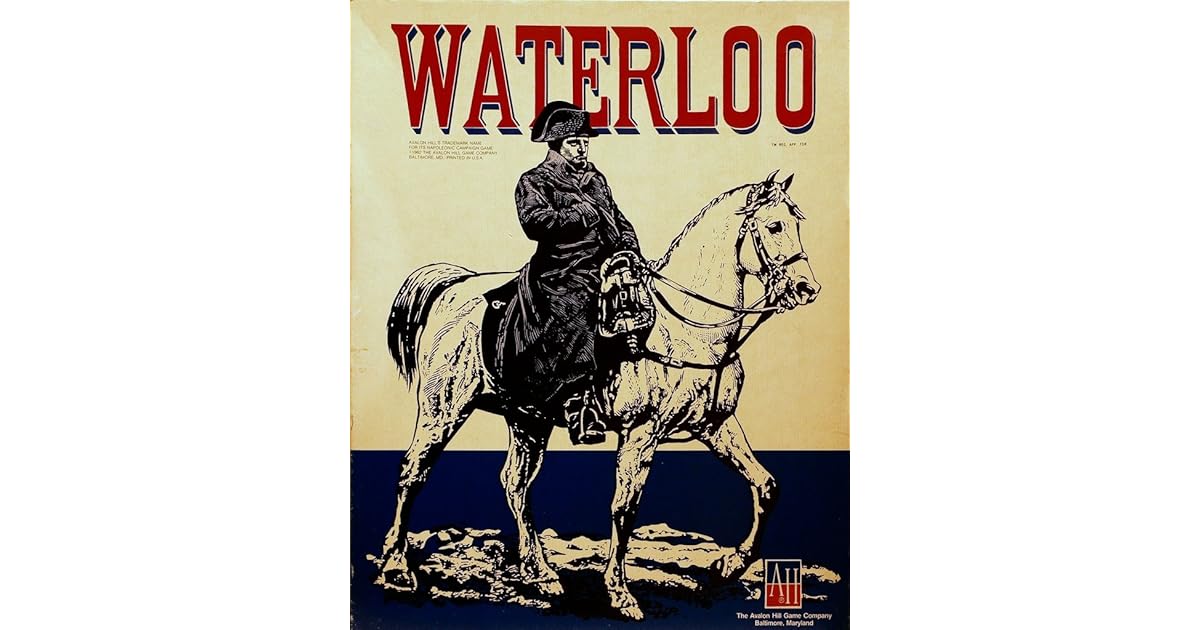 Waterloo (Ah Adult Strategy Game, Game No. 516) by Avalon Hill Co
