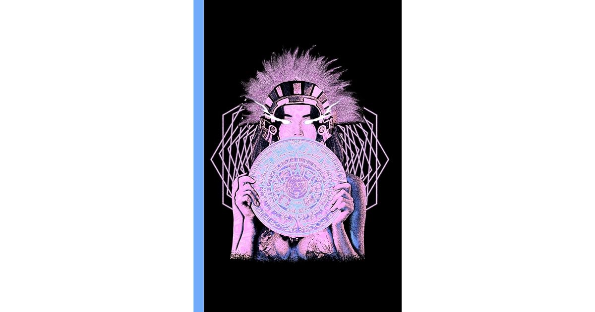 Aztec Princess Sun Stone Composition Notebook: Psychedelic Sacred ...