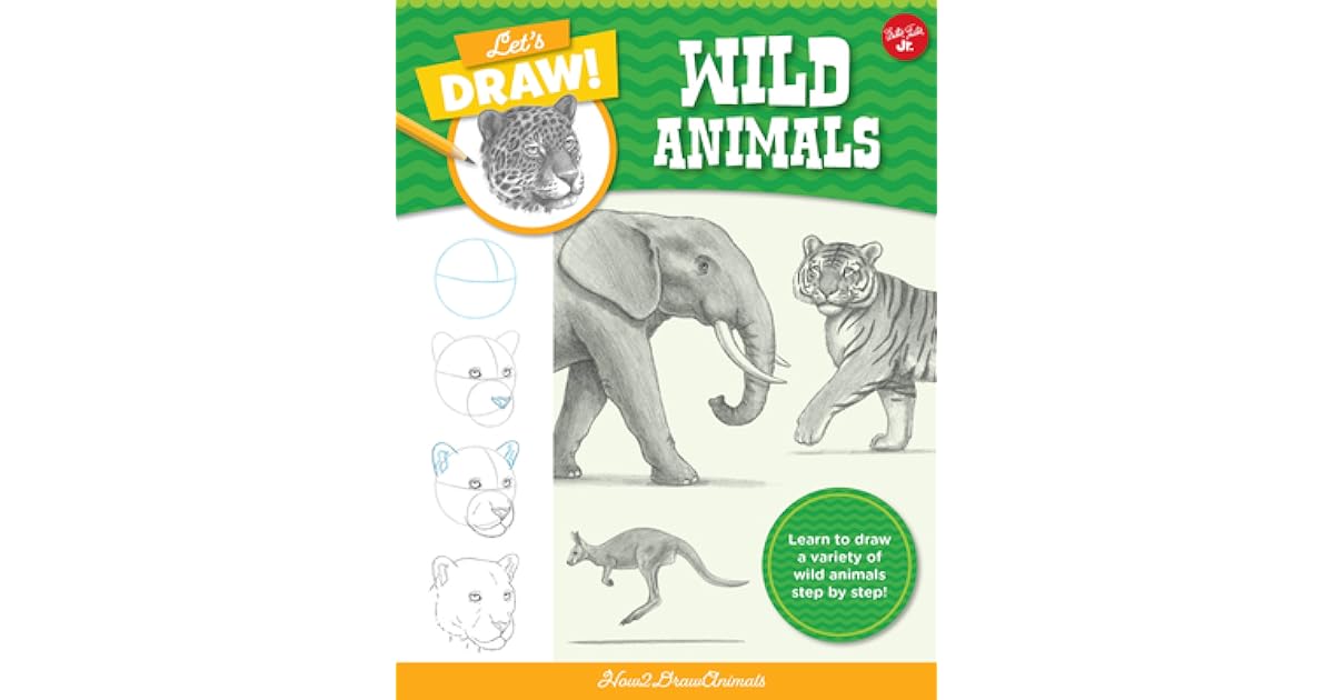 Let's Draw Wild Animals: Learn to draw a variety of wild animals step ...
