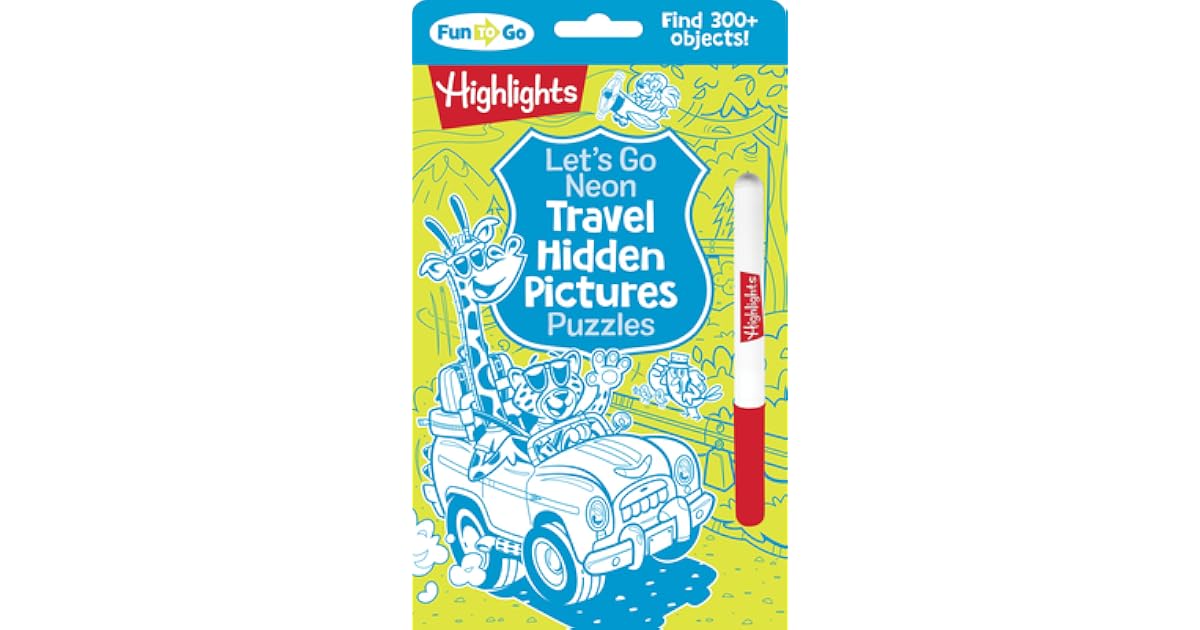 Book giveaway for Let's Go Neon Travel Hidden Pictures Puzzles by ...