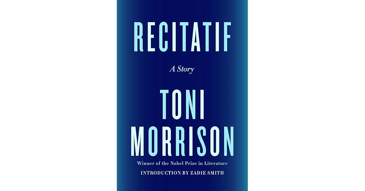 Book giveaway for Recitatif: A Story by Toni Morrison Jan 18-Jan 31, 2022