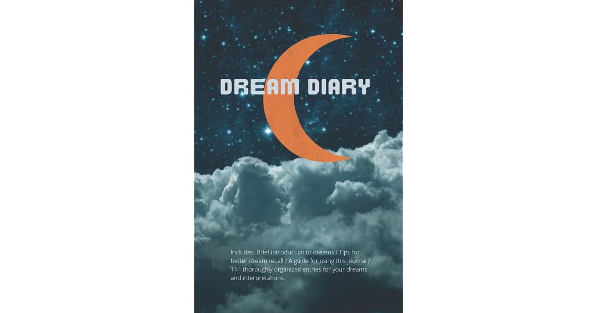 Dream Diary - Blue Starry Sky, Clouds, Moon: Dream Diary (Journal ...
