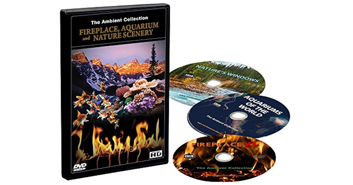 DVD Box Set - Fireplaces, Aquariums and Natural Scenery - 3 DVDs with ...