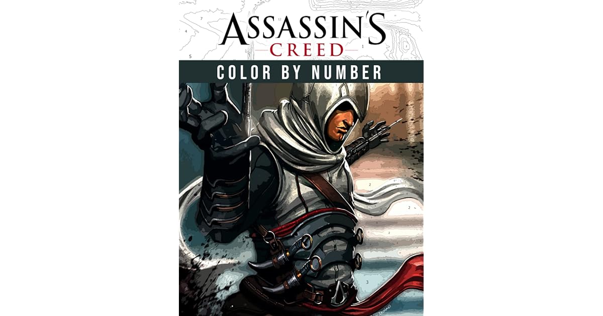Assassin Creed Color By Number: Favorite Adventure Video Games Color ...