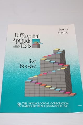 Differential Aptitude Tests Fifth Edition, Level 1 Form C Test Booklet ...
