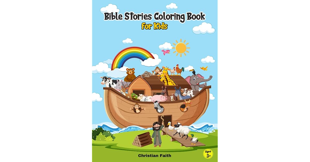 Bible Stories Coloring Book for Kids: Christian Coloring Book for Kids ...