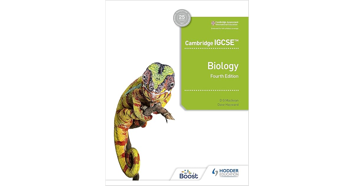 Cambridge Igcse™ Biology 4th Edition By D G Mackean