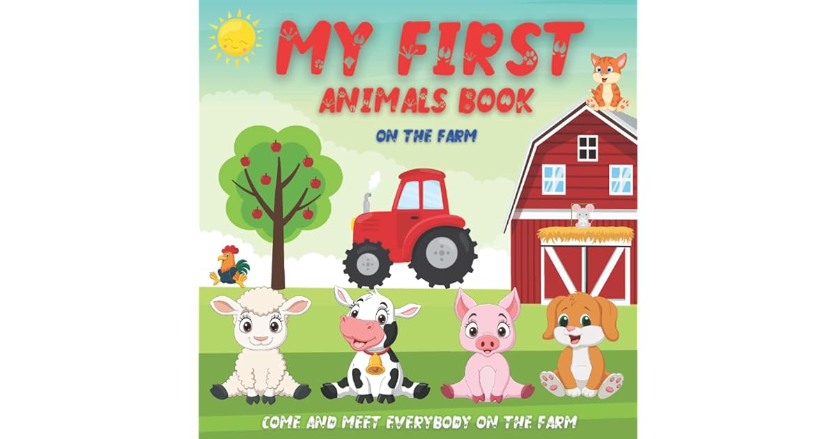 My First Animals Book On The Farm: Educational Bedtime Book For Kids ...
