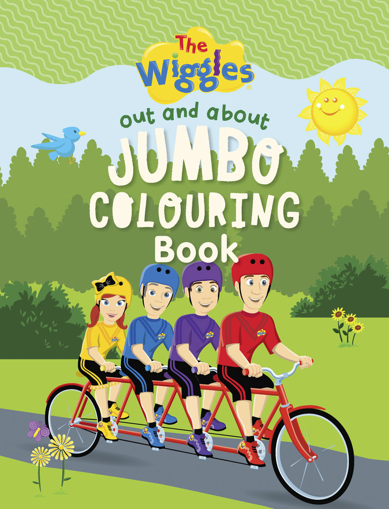 The Wiggles: Out and About Jumbo Colouring Book by The Wiggles