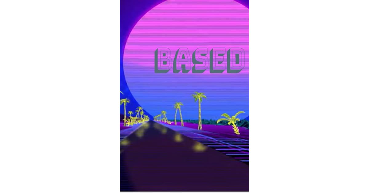 BASED 80s retro NOTEBOOK 80 lined pages: 80s retro new wave notebook ...