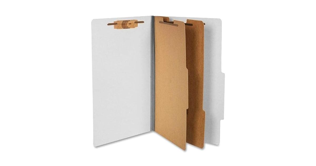 ACCO Pressboard Classification Folders (ACC16056) by acco