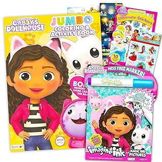 Gabby's Dollhouse Coloring Books for Girls ~ Bundle with Gabby's ...