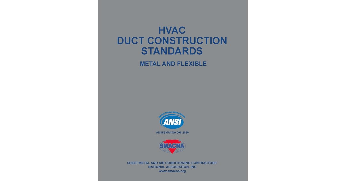 HVAC Duct Construction Standards Metal Flexible 4th Edition By SMACNA