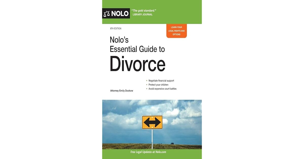 Nolo's Essential Guide to Divorce by Emily Doskow Attorney