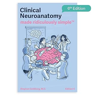 Clinical Neuroanatomy Made Ridiculously Simple: Color Edition by ...