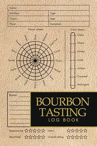 Bourbon Tasting Log Book: Whiskey Tasting Small 6x9 Journal, Record ...
