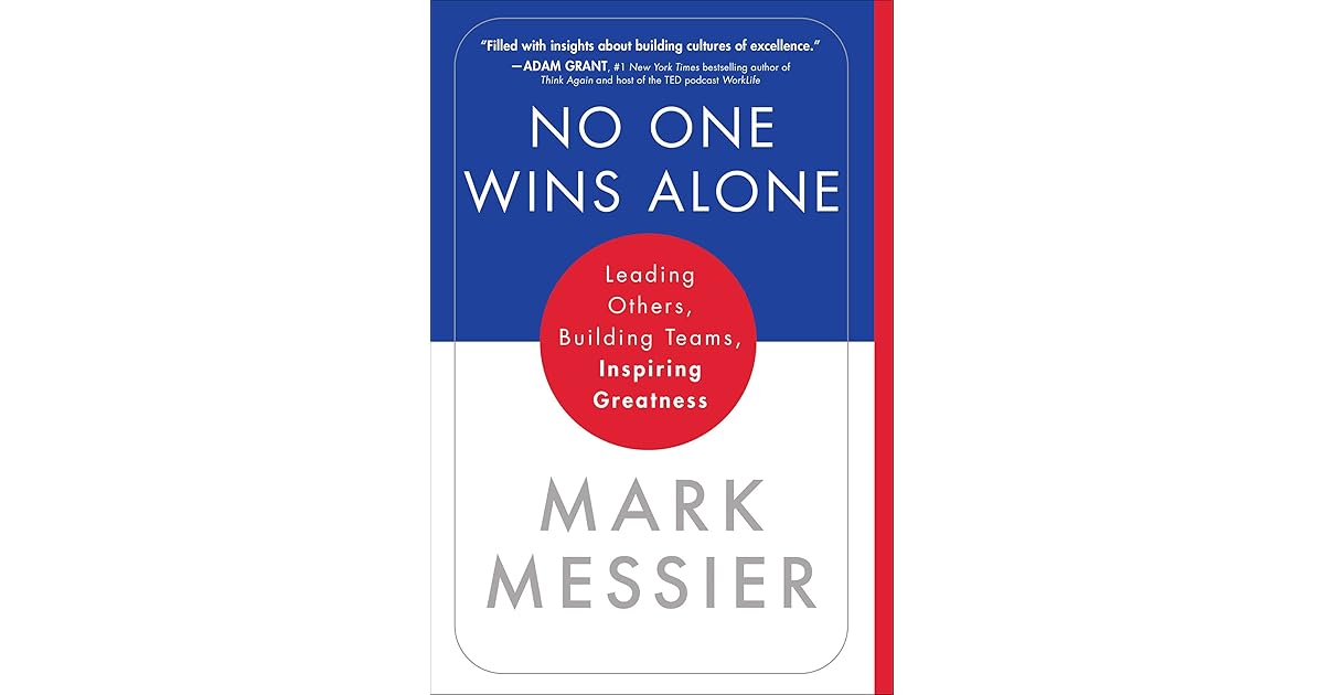 Book giveaway for No One Wins Alone: Leading Others, Building Teams ...