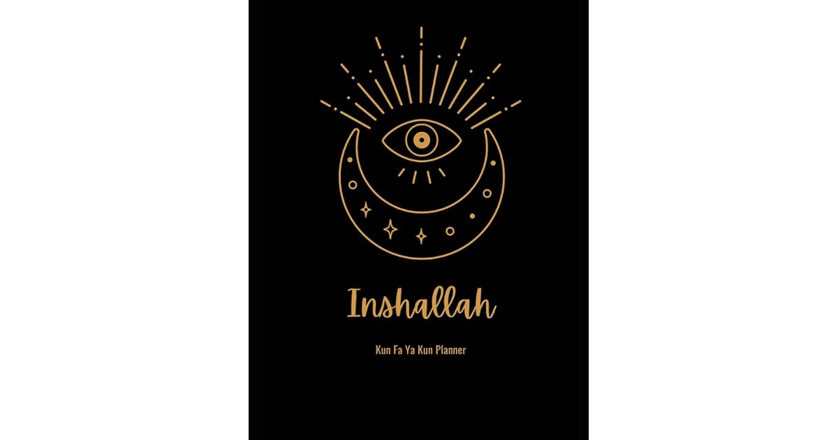 Inshallah Planner Weekly & Monthly Life Planner to Increase ...