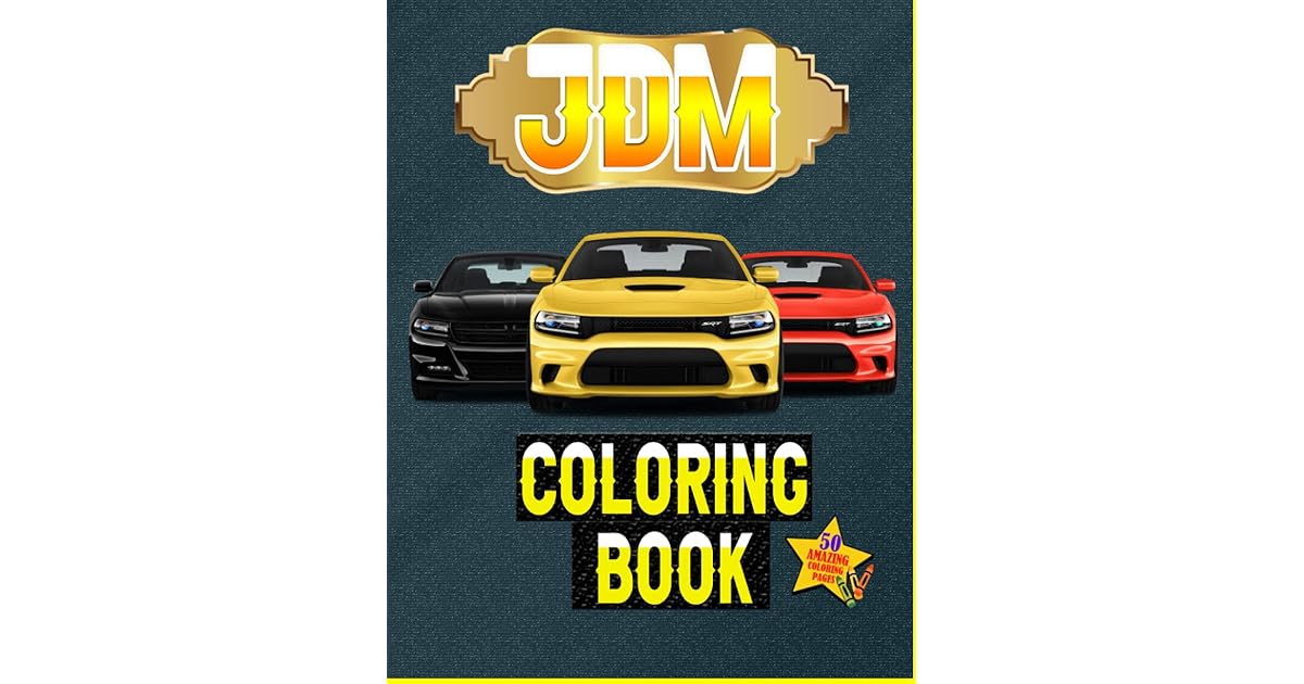 JDM Coloring Book: 50 Japanese Model Cars High Quality Coloring Pages ...