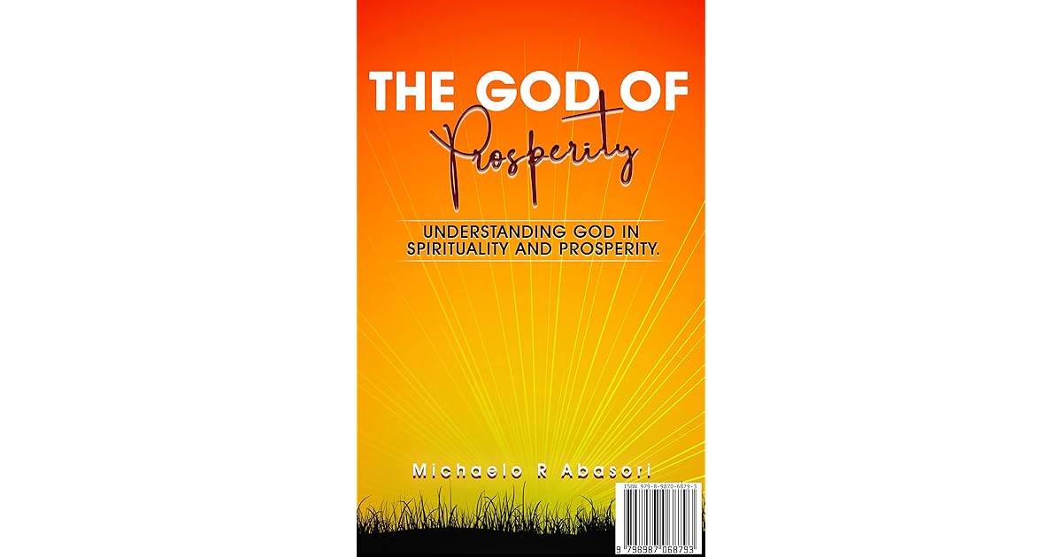 THE GOD OF PROSPERITY, IS ONE Of GREAT CHRISTIAN DISCOVERY BOOK, GOD ...