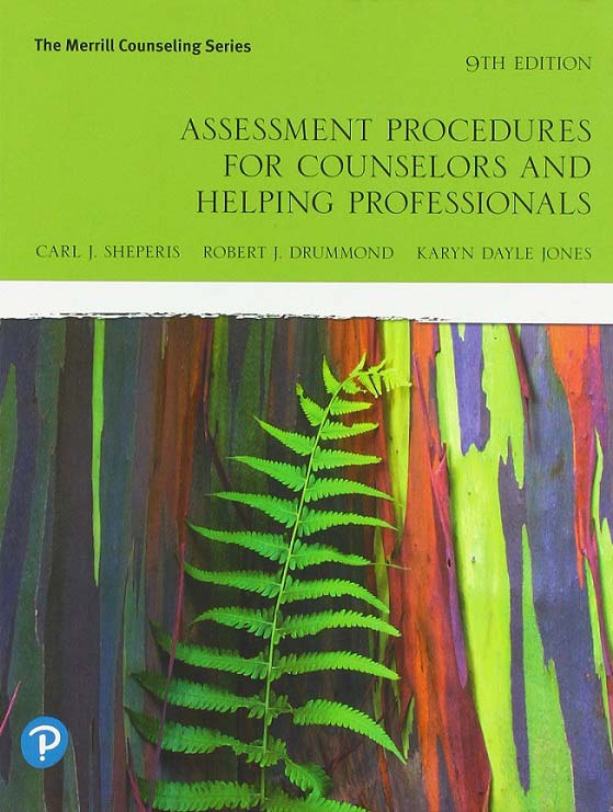 read (Pdf) Assessment Procedures for Counselors and Helping ...