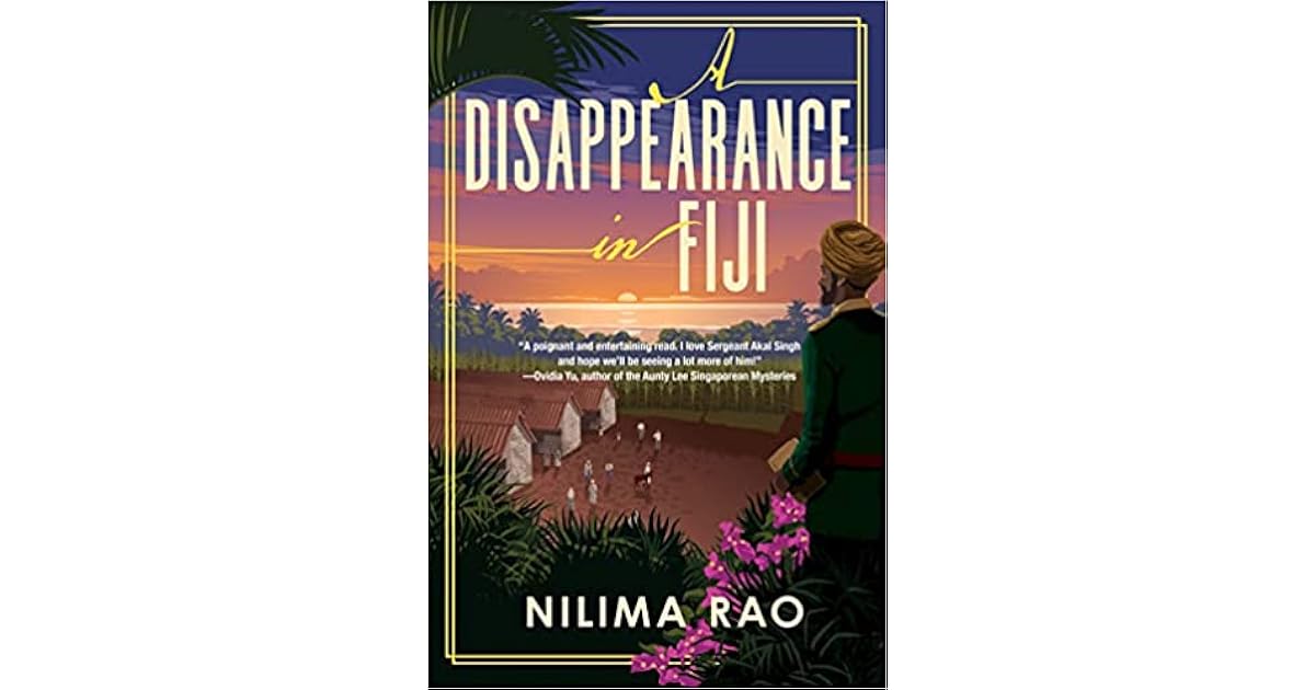 Book giveaway for A Disappearance in Fiji by Nilima Rao Feb 10-Mar 03, 2023