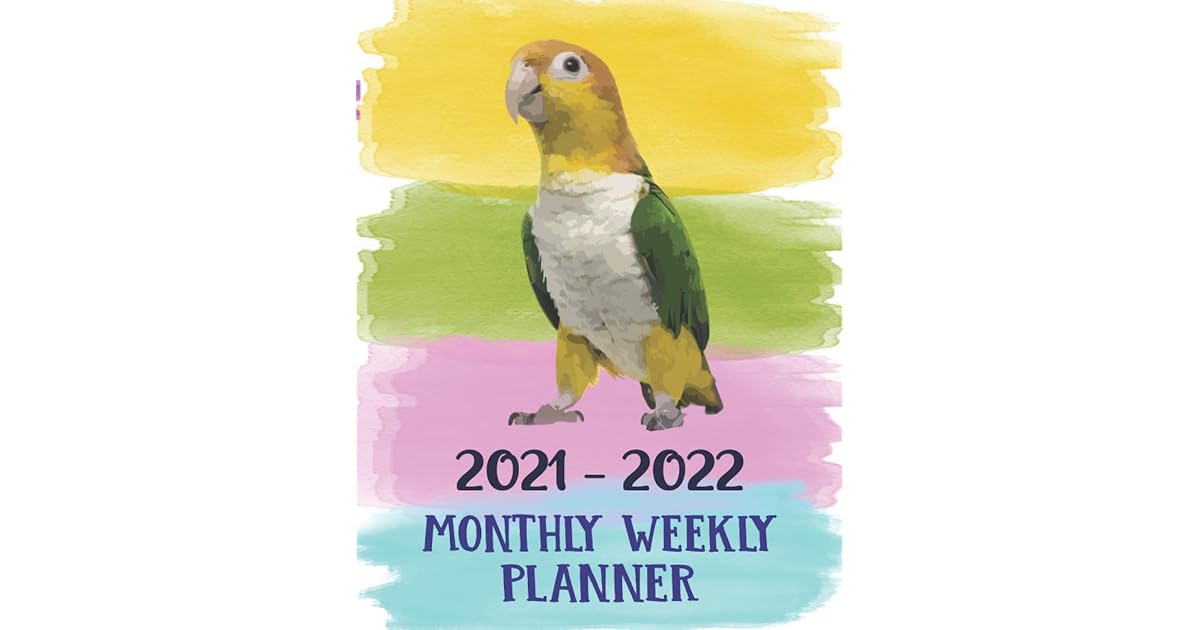 2021-2022 Monthly Weekly Planner: Two Year Planner Calendar Schedule ...