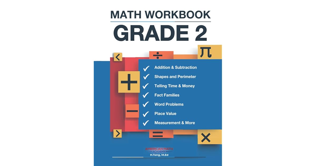 Grade 2 Math Workbook for Classroom or Homeschool Curriculum / Ages 7-8 ...
