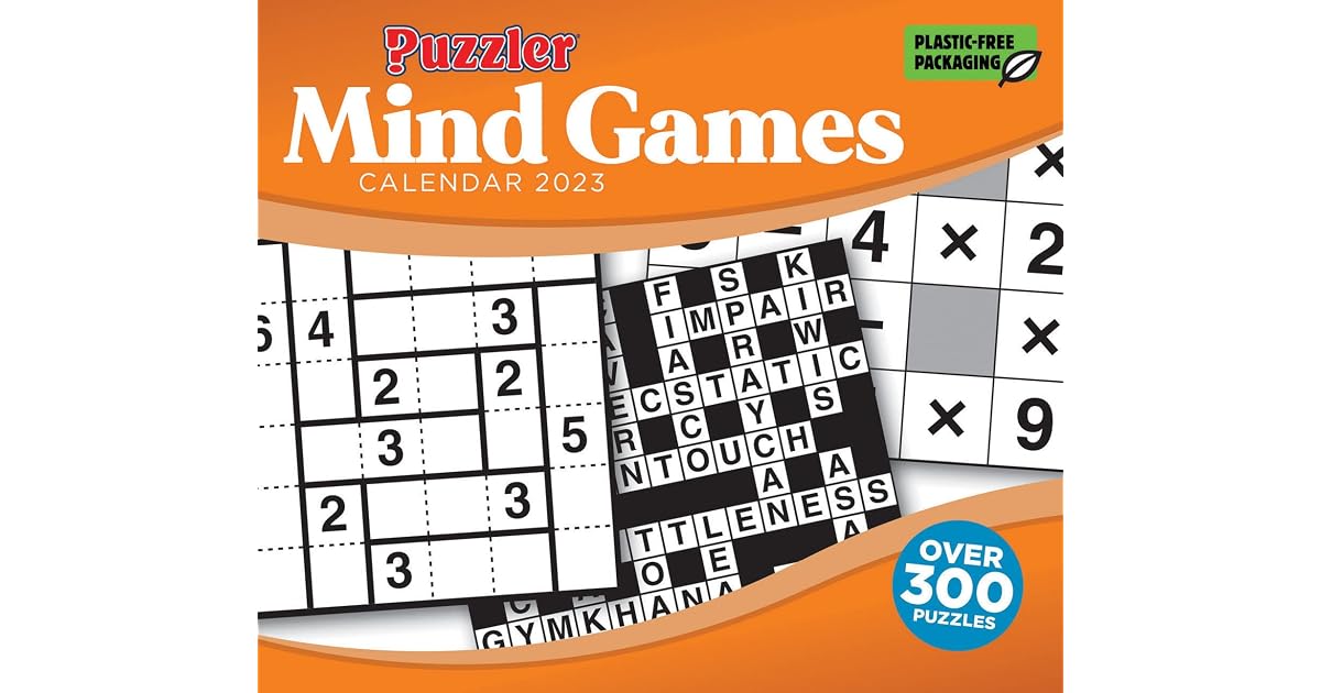 2023 Mind Games, Puzzler Box Calendar by Puzzler