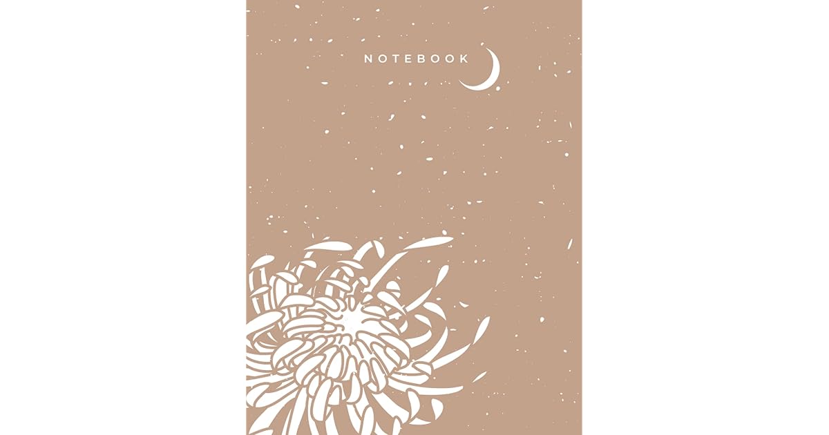 Notebook: Minimal notebook design beige aesthetics minimalist simple ...