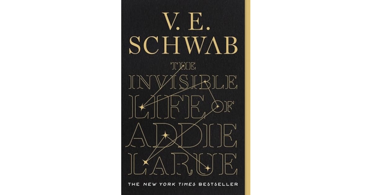 Book giveaway for The Invisible Life of Addie LaRue by Victoria E ...