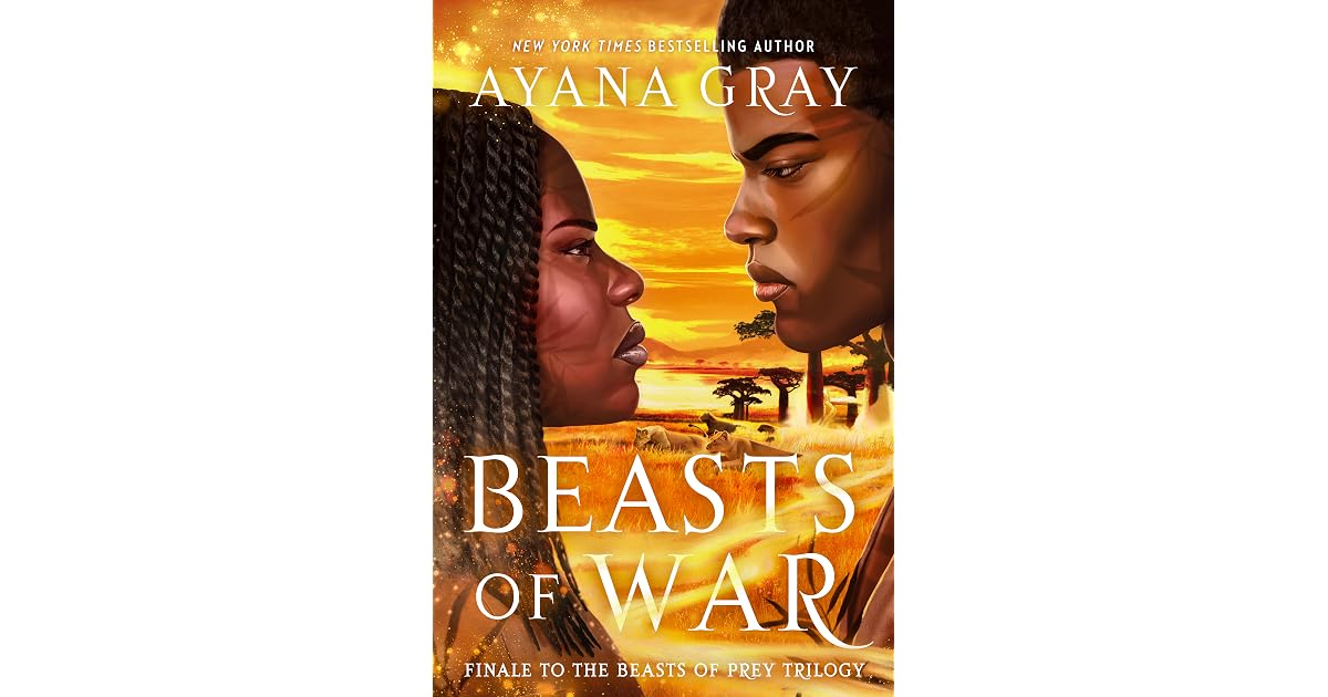 Book giveaway for Beasts of War by Ayana Gray Dec 16-Jan 15, 2024