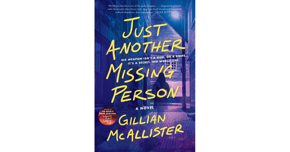 Book giveaway for Just Another Missing Person by Gillian McAllister Jun ...