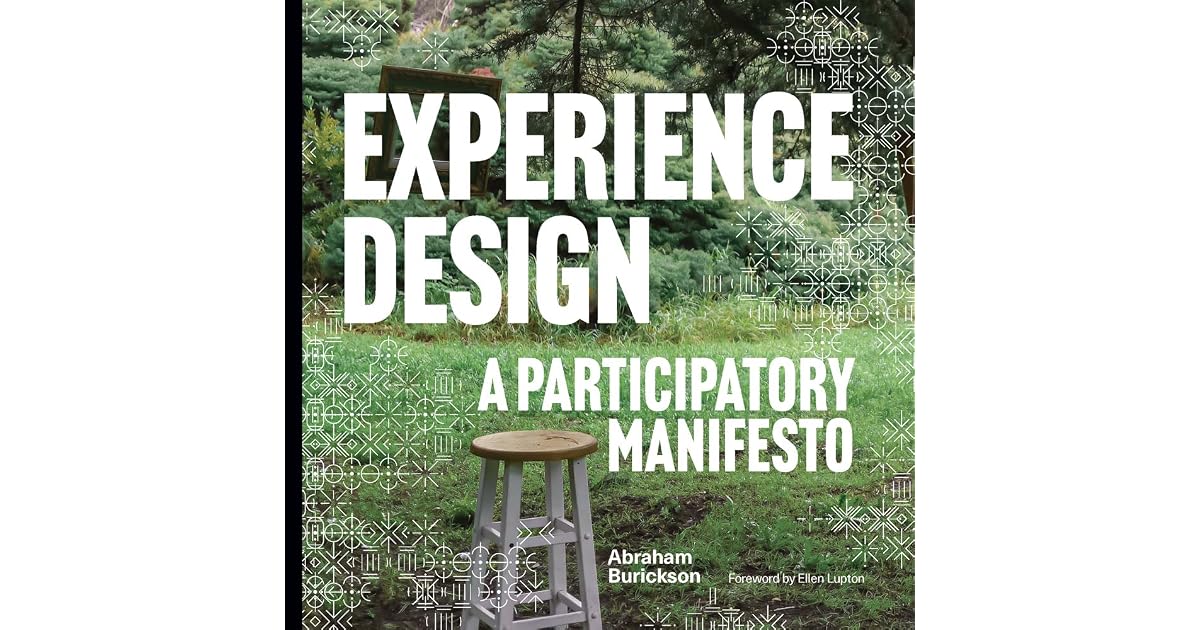 Book giveaway for Experience Design: A Participatory Manifesto by ...