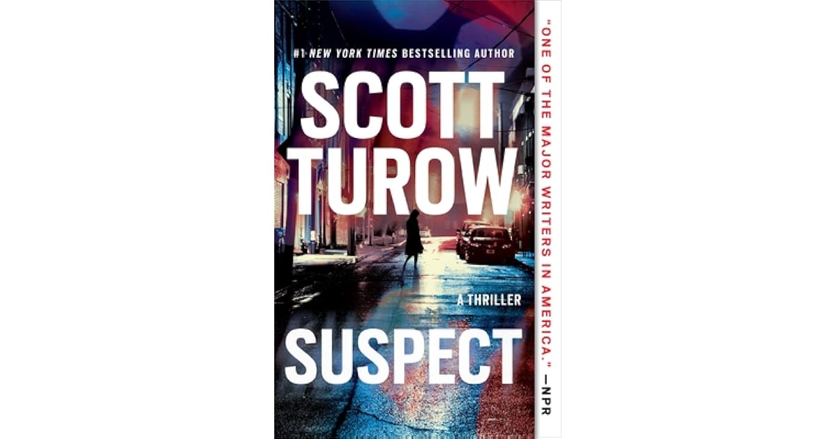 Book giveaway for Suspect by Scott Turow Jun 11-Jul 09, 2023