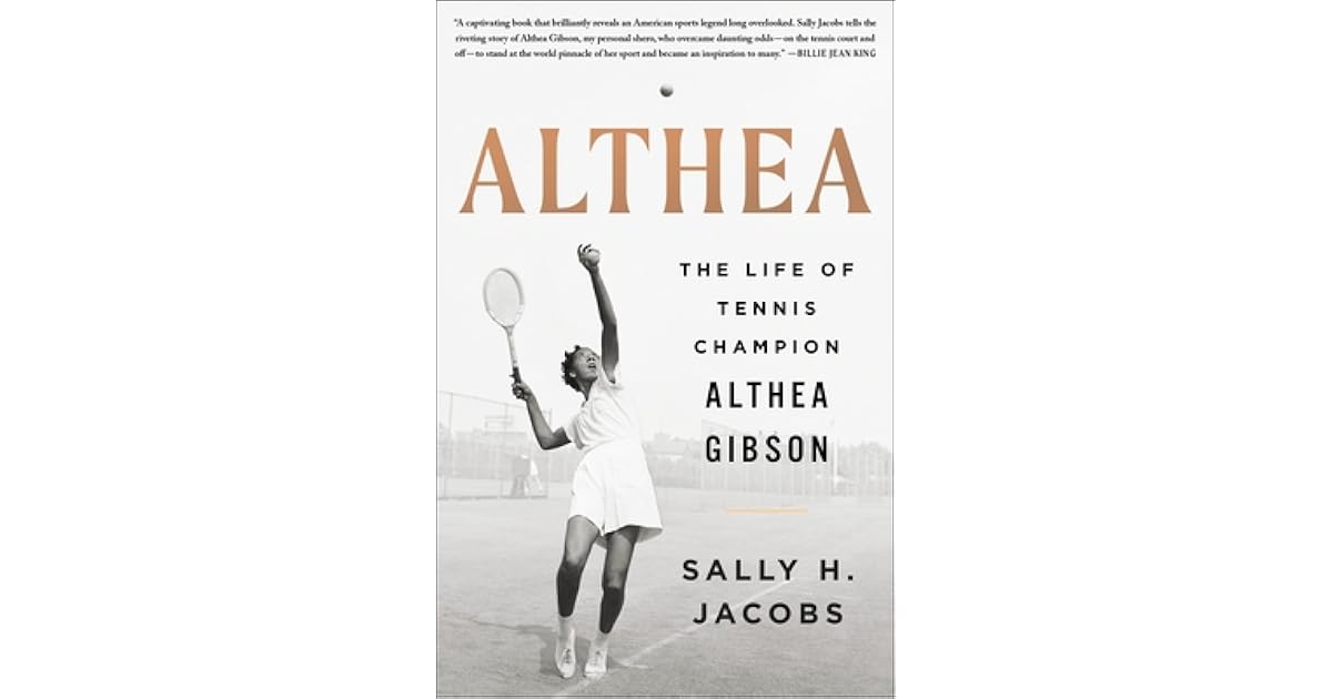 Book giveaway for Althea: The Life of Tennis Champion Althea Gibson by ...