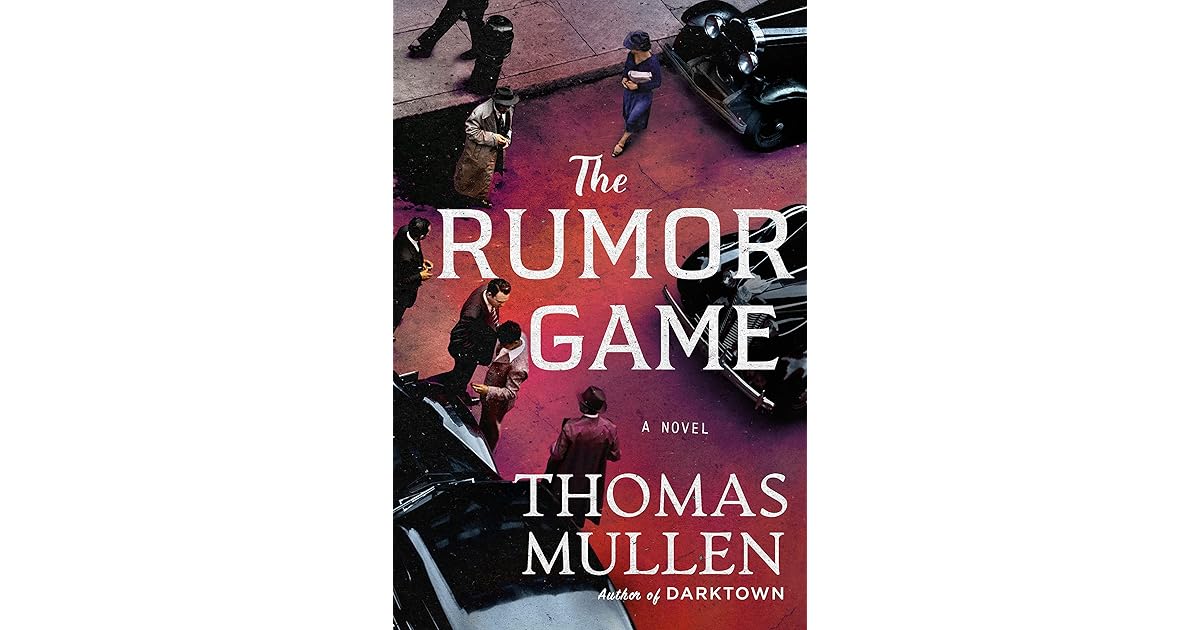 Book giveaway for The Rumor Game by Thomas Mullen Sep 18-Oct 15, 2023