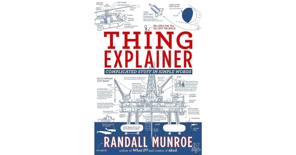 Book giveaway for Thing Explainer: Complicated Stuff in Simple Words by Randall Munroe Sep 05 ...