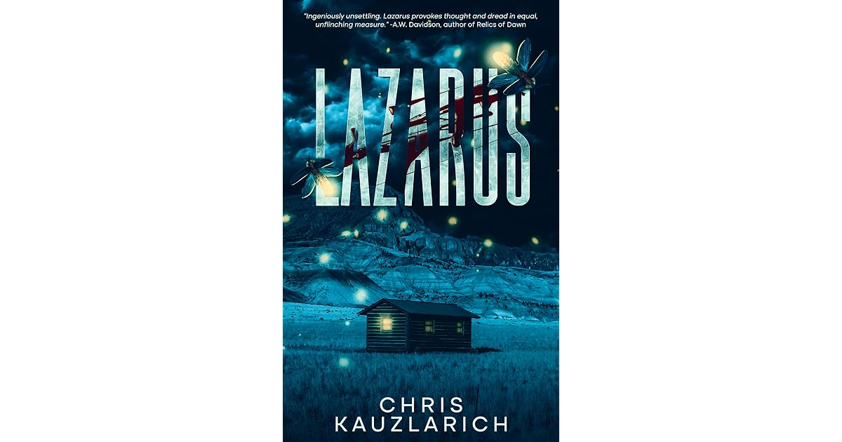 Book giveaway for Lazarus by Chris Kauzlarich Mar 10-Mar 17, 2024