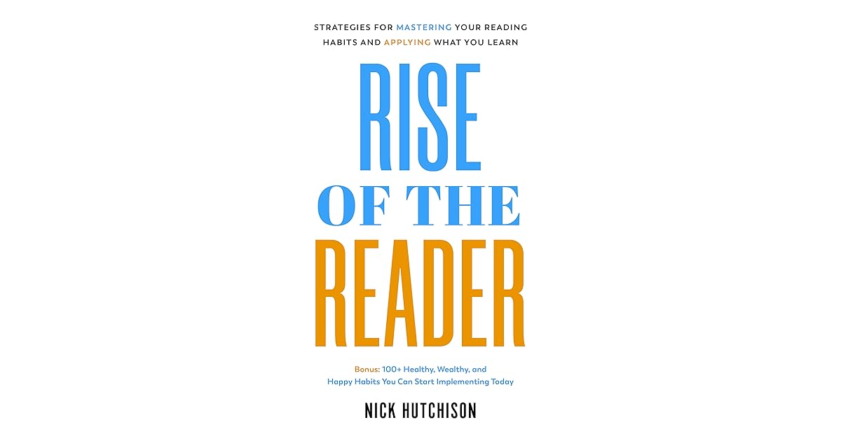 Book giveaway for Rise of the Reader: Strategies For Mastering Your ...