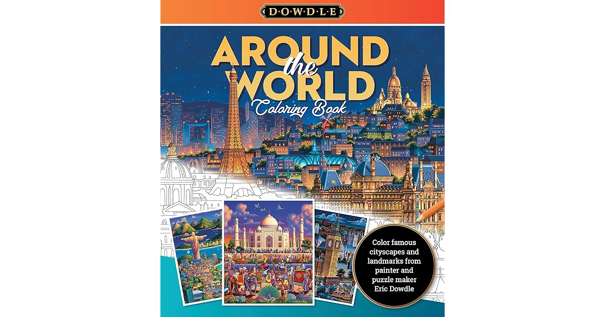 Book giveaway for Around the World Coloring Book by Eric Dowdle May 26 ...